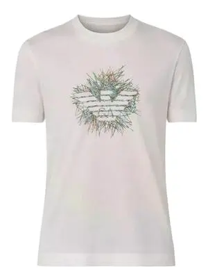 Emporio Armani Short-sleeve Graphic T-shirt - White