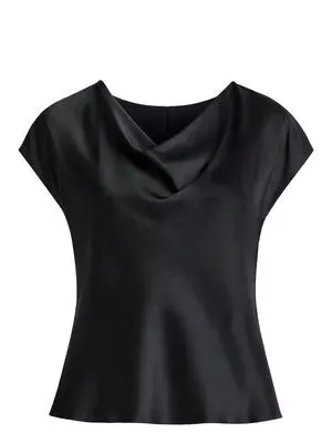 Vince Cowl-neck Blouse - Black