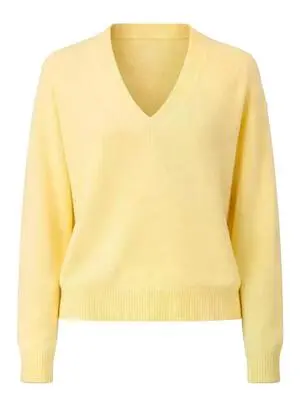 Officine Générale V-neck Sweater - Yellow