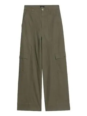 Zadig&Voltaire Cotton Canvas Pants - Leaves