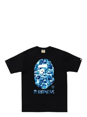 A BATHING APE Abc Camo Bathing Ape 1i80110005 Tee Shirt - Black/blue