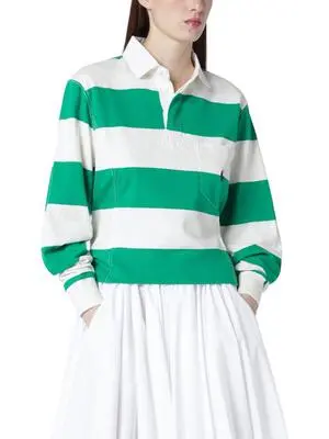 Polo Ralph Lauren Striped Cotton Polo - Green