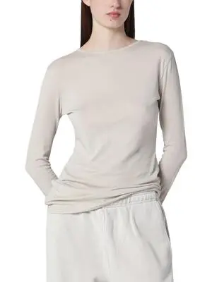 ENTIRE STUDIOS Cotton-blend Crewneck Pullover - White