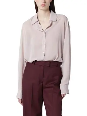 THE FRANKIE SHOP Semi-sheer Button Down Shirt - Pink