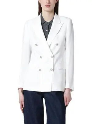 Tagliatore Double-breasted Jacket - White