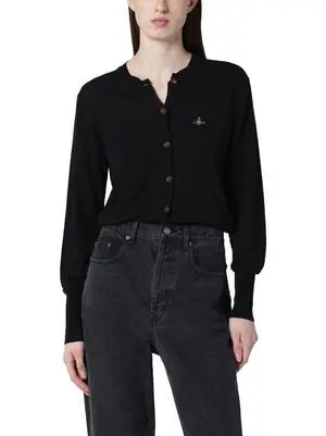 VIVIENNE WESTWOOD Cotton Cardigan - Black