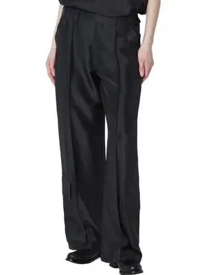 DURAZZI MILANO Silk Cargo Trousers - Grey
