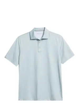 Johnston & Murphy Xc+™ Ace Micropattern Performance Golf Polo Sage/white Gingham