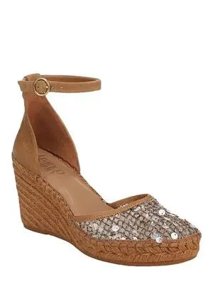 Franco Sarto Espadrille Wedge Brown