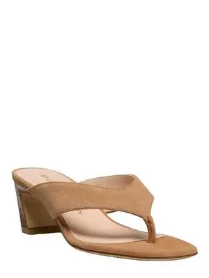 STUART WEITZMAN Stassi 50 Thong Sandal - New Camel