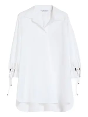 Max Mara Cotton Poplin Blouse - Optical White