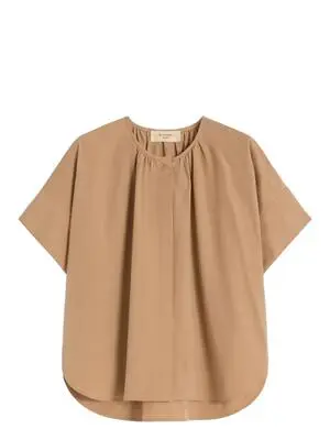 Max Mara Cotton Poplin Shirt - Tobacco