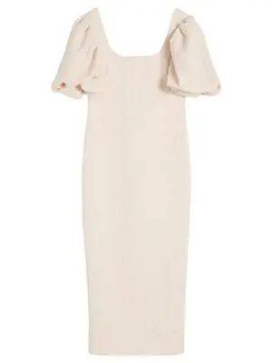 MAX MARA Long Jacquard Cloque Dress