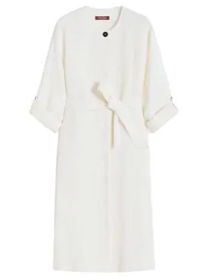 Max Mara Midi Linen Dress - Natural