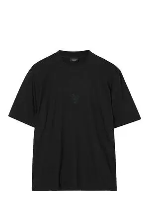 Gucci Soft Rayon Jersey T-shirt With Embroidery - Black