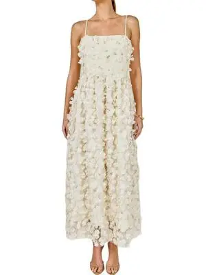 Endless Rose Floral Maxi Dress - Off White