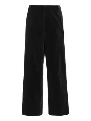 COLLEEN ALLEN Tailored Velvet Pants Black