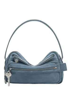 Acne Studios Bag Camero Party Suede - Denim