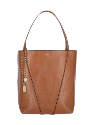 Chloé Spin Tote Bag - Brown