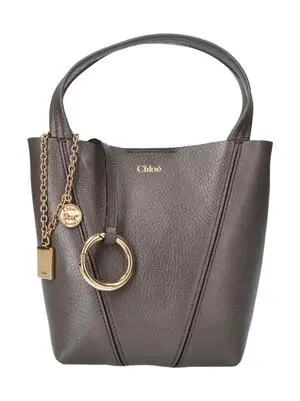 Chloé Chloé Small Spin Tote Bag Gray