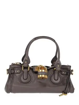 Chloé Paddington Shoulder Bag - Taupe