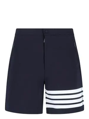Thom Browne Bar Shorts - Blue