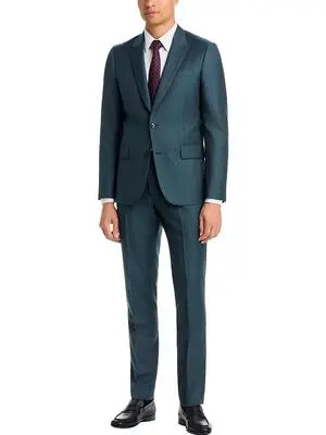 Paul Smith Soho Canvas Sharkskin Extra Slim Fit Suit - Green