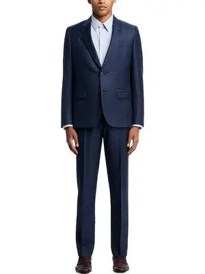 Paul Smith Soho Canvas Plaid Extra Slim Fit Suit - Navy