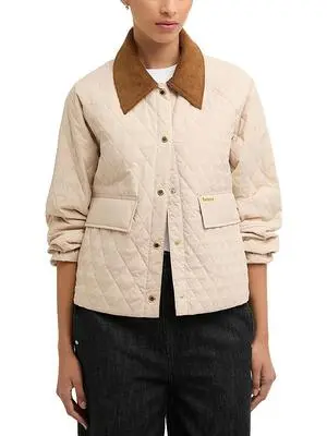 Barbour Kirby Quilted Jacket - Jasmine / Dress