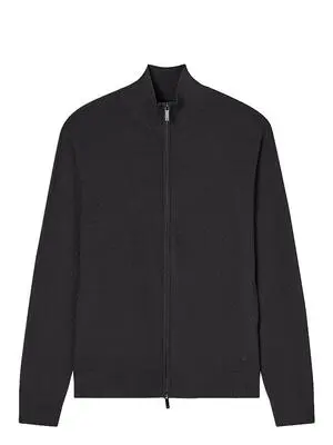 Emporio Armani Cardigan Sweater - Solid Black