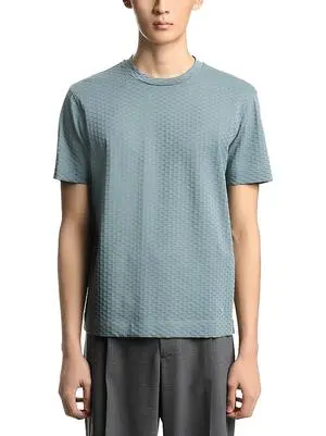 Emporio Armani Crewneck T-shirt Solid Blue