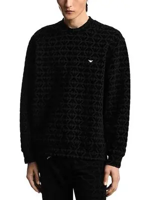 Emporio Armani Crewneck Sweatshirt - Solid Black