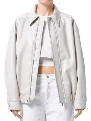 AGOLDE Aston Leather Bomber - Buff