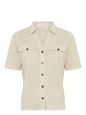 Gerard Darel Moana Linen Shirt - Natural