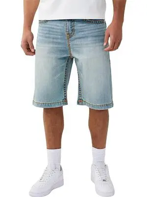 True Religion Vinny Baggy Fit Denim Shorts - Shatttered