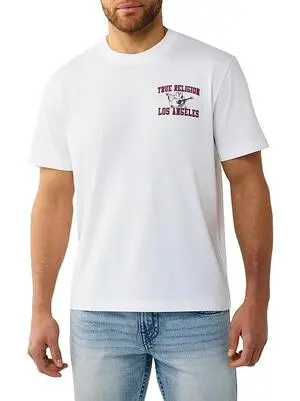 True Religion Los Angeles Logo Graphic T-shirt - Optice White