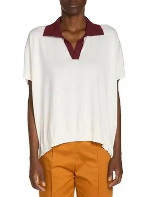 Marni Short Sleeve Polo Shirt - Alabaster