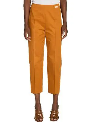Marni Straight Ankle Pants - Rust