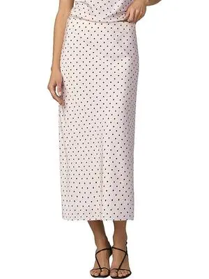 Joe's Jeans The Ines Midi Skirt - Ecru Polka