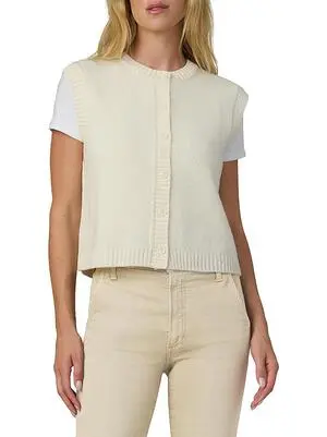 Joe's Jeans The Noa Cardigan Vest - Ecru