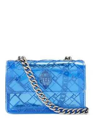 Kurt Geiger Kensington Micro Vinyl Shoulder Bag - Blue