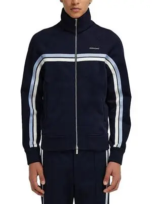 FERRAGAMO Double Face Jersey Track Jacket - New Navy