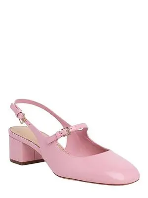 Cinq À Sept Diana Patent Mary Jane Slingback Pumps - Pink Nectar
