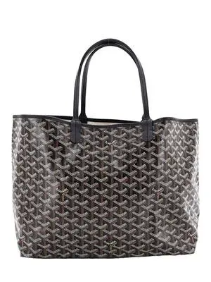 Goyard PM Saint Louis Tote Coated Canvas Black