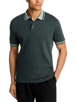 BOSS Parlay Cotton Polo Shirt - Open Green