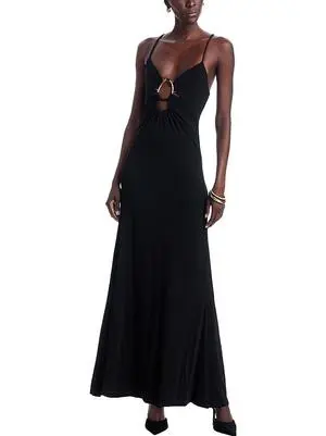 Ramy Brook Chrissy Cutout Gown - Black