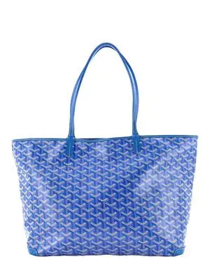 GOYARD Mm Artois Tote Coated Canvas - Blue