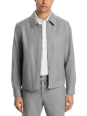 BOSS C-hanry Wing Slim Fit Jacket - Silver