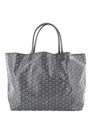 Goyard GM Saint Louis Tote Coated Canvas Gray