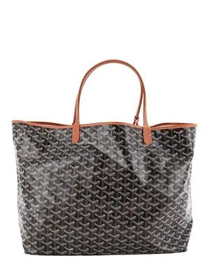 Goyard GM Saint Louis Tote Coated Canvas Brown